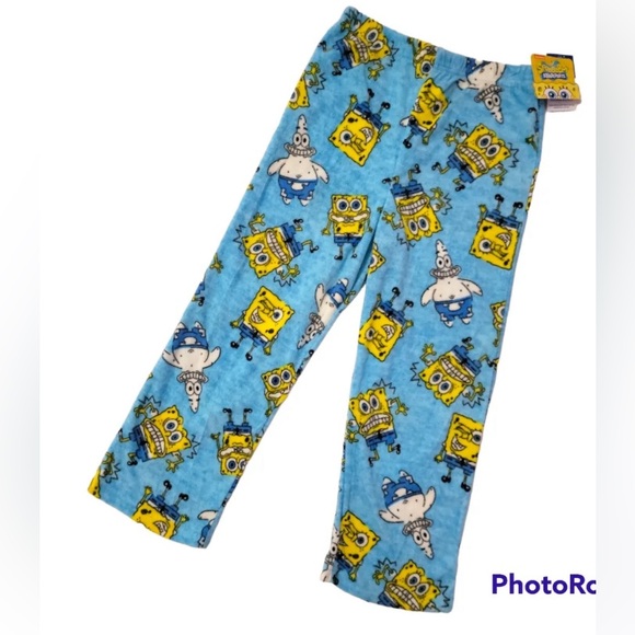 Nickelodeon | Pajamas | New Kids Spongebob Square Fleece Pants Pajama ...